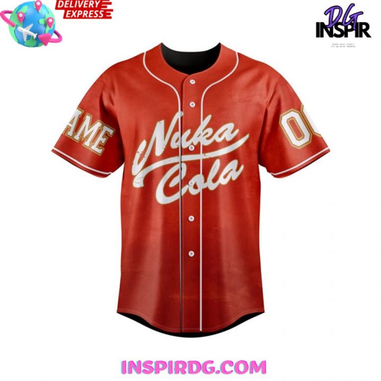 Fallout Nuka Cola Personalized Baseball Jersey - InspirDG