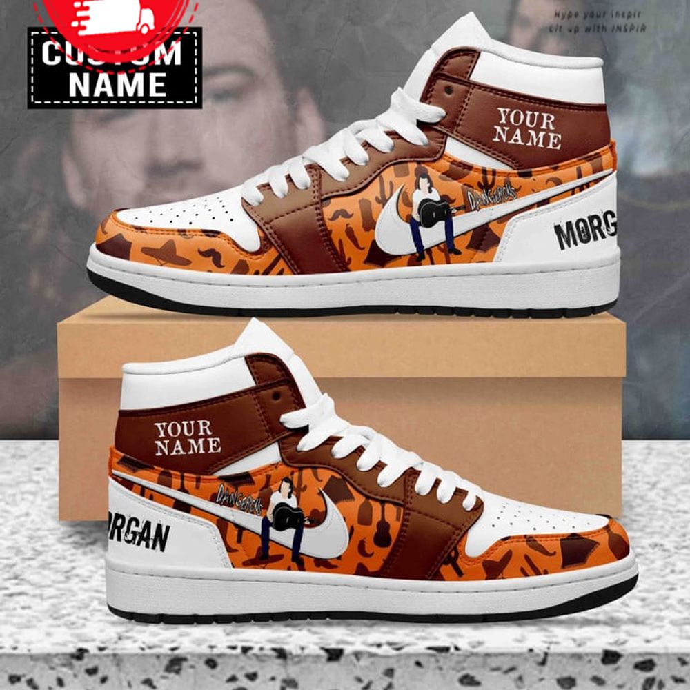 Morgan Wallen Dangerous Album Air Jordan 1 Shoes - InspirDG