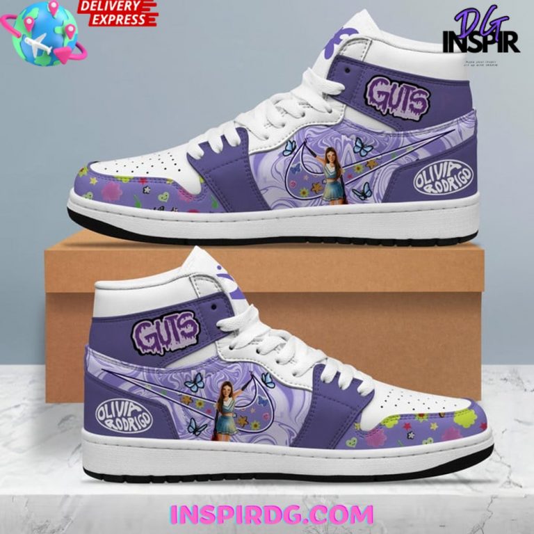 Olivia Rodrigo Guts Limited Edition Air Jordan 1 Shoes - InspirDG