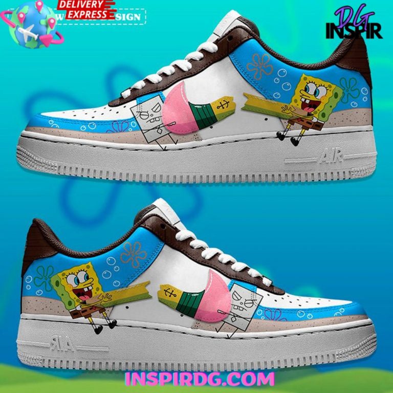 SpongeBob vs Stroke Cartoon Air Force 1 - InspirDG