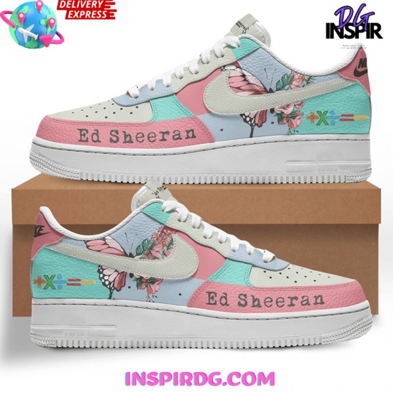 Ed Sheeran Butterfly Limited Edition Air Force 1 Sneaker - InspirDG