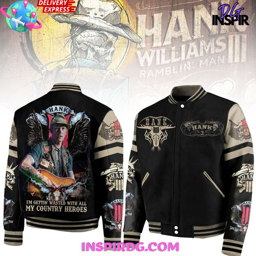 Hank Williams III Limited Edition Baseball Jacket - InspirDG