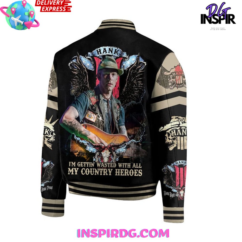 Hank Williams III Limited Edition Baseball Jacket - InspirDG
