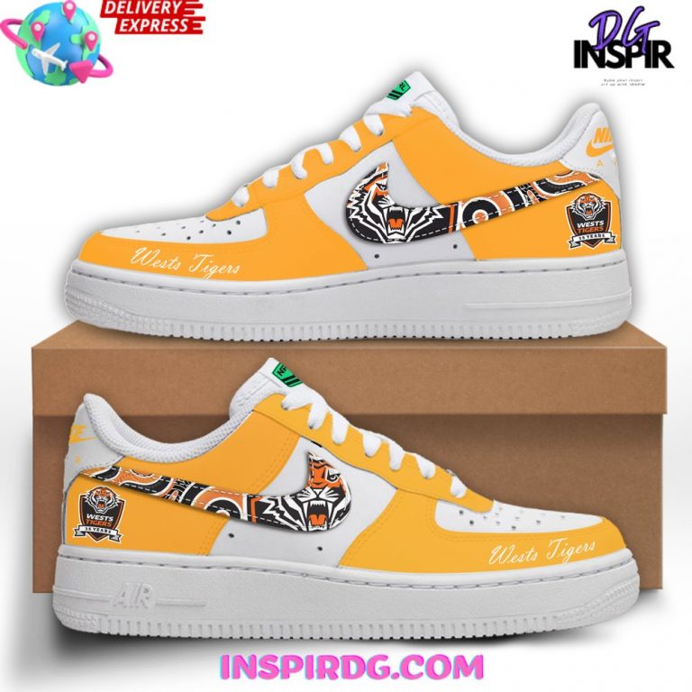 NRL Wests Tigers 25 Years Nike Air Force 1 - InspirDG