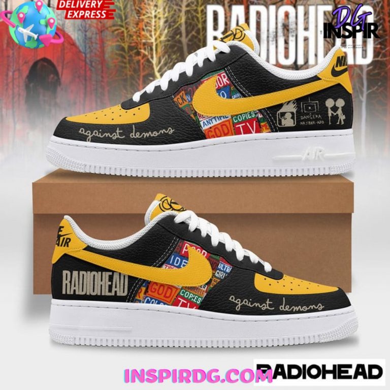 Radiohead Nike Limited Edition Air Force 1 Sneaker - InspirDG