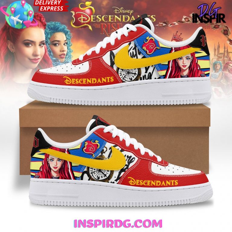 Descendants Red Limited Edition Air Force 1 - InspirDG