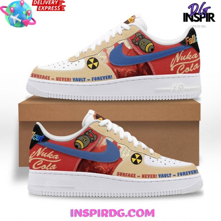 Fallout Nuka Cola Edition Nike Air Force 1 - InspirDG