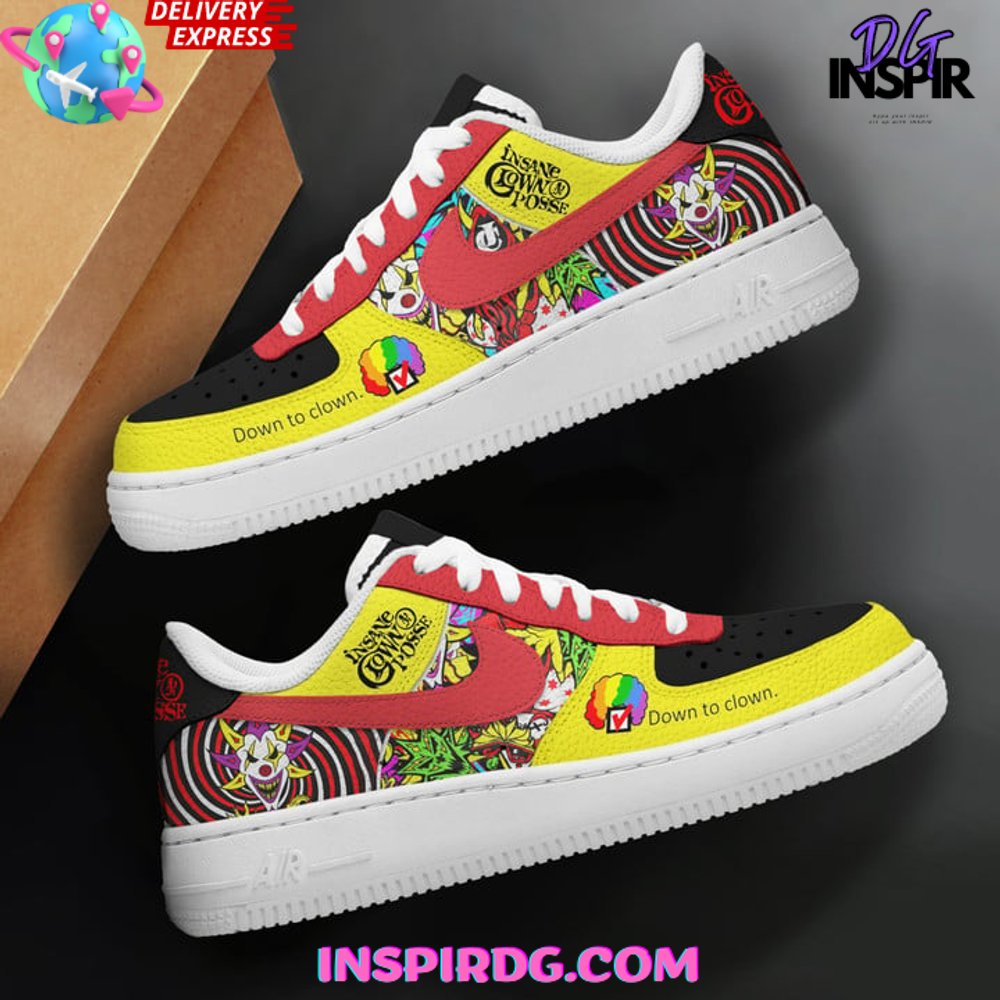 Insane Clown Posse Nike Air Force 1 Sneaker - InspirDG