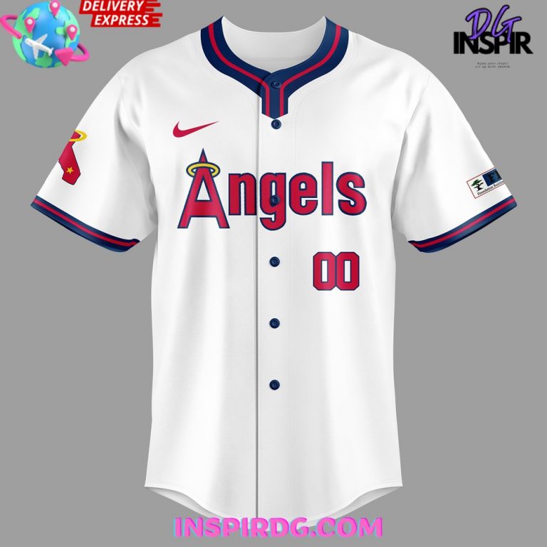 MLB Los Angeles Angels 2024 Throwback Baseball Jersey - InspirDG