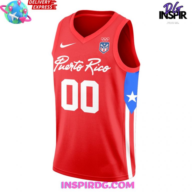 Puerto Rico Basketball Olympic Paris 2024 Jersey - InspirDG