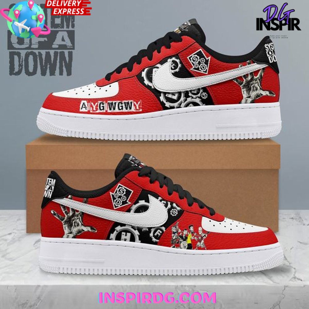 System of a Down Toxicity Limited Edition Air Force 1 - InspirDG