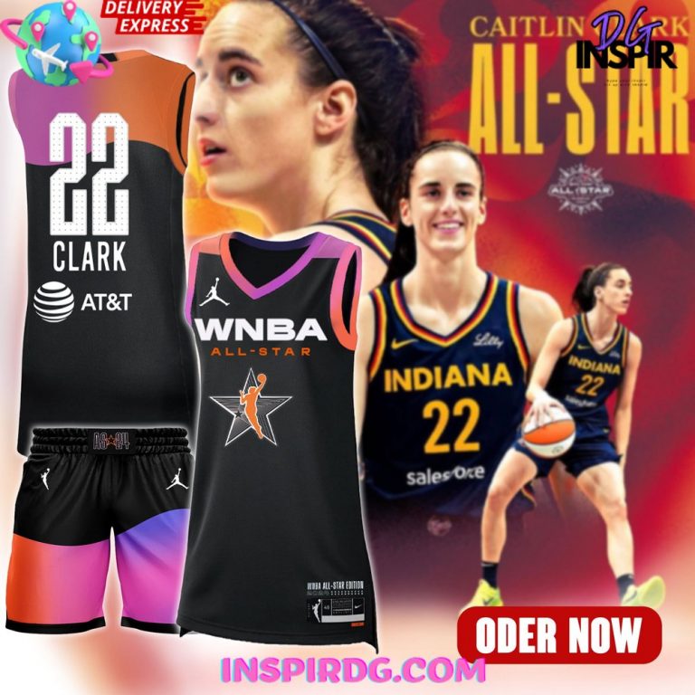 WNBA All Stars 2024 Phoenix Caitlin Clark Black Basketball Jersey ...