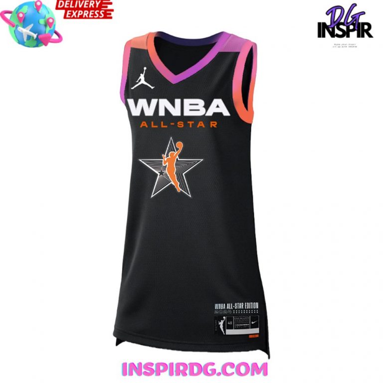 WNBA All Stars 2024 Phoenix Caitlin Clark Black Basketball Jersey ...