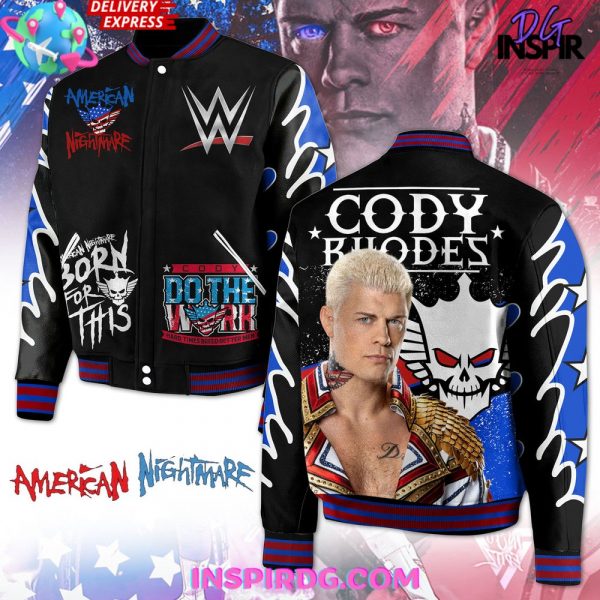WWE Cody Rhodes American Nightmare Baseball Jacket - InspirDG
