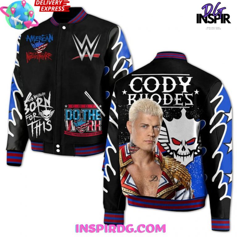 WWE Cody Rhodes American Nightmare Baseball Jacket - InspirDG
