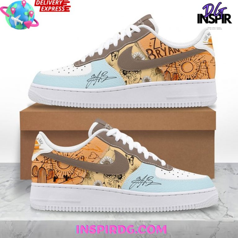 Zach Bryan Collab Nike Limited Edition Air Force 1 - InspirDG
