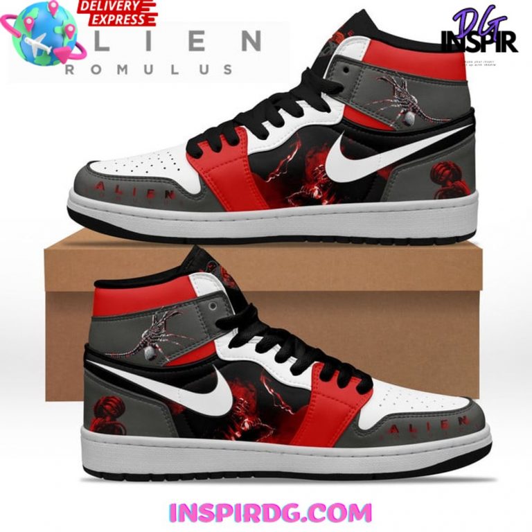 Alien Romulus Limited Edition Air Jordan 1 Sneaker - InspirDG