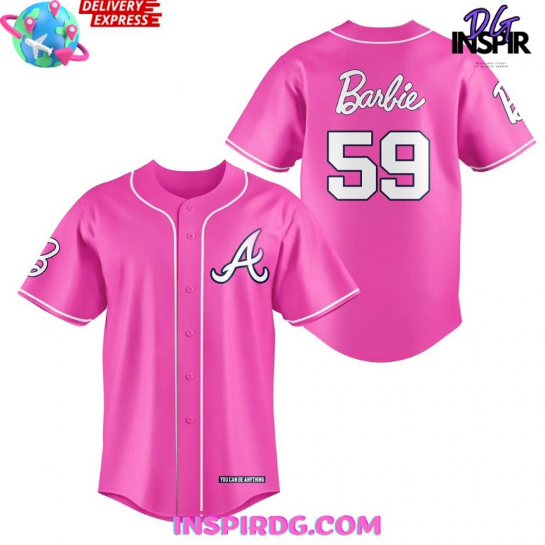 Atlanta Braves x Barbie Night Game 2024 Baseball Jersey - InspirDG