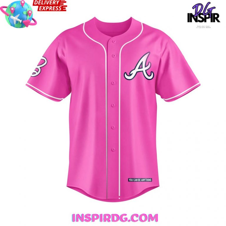 Atlanta Braves x Barbie Night Game 2024 Baseball Jersey - InspirDG