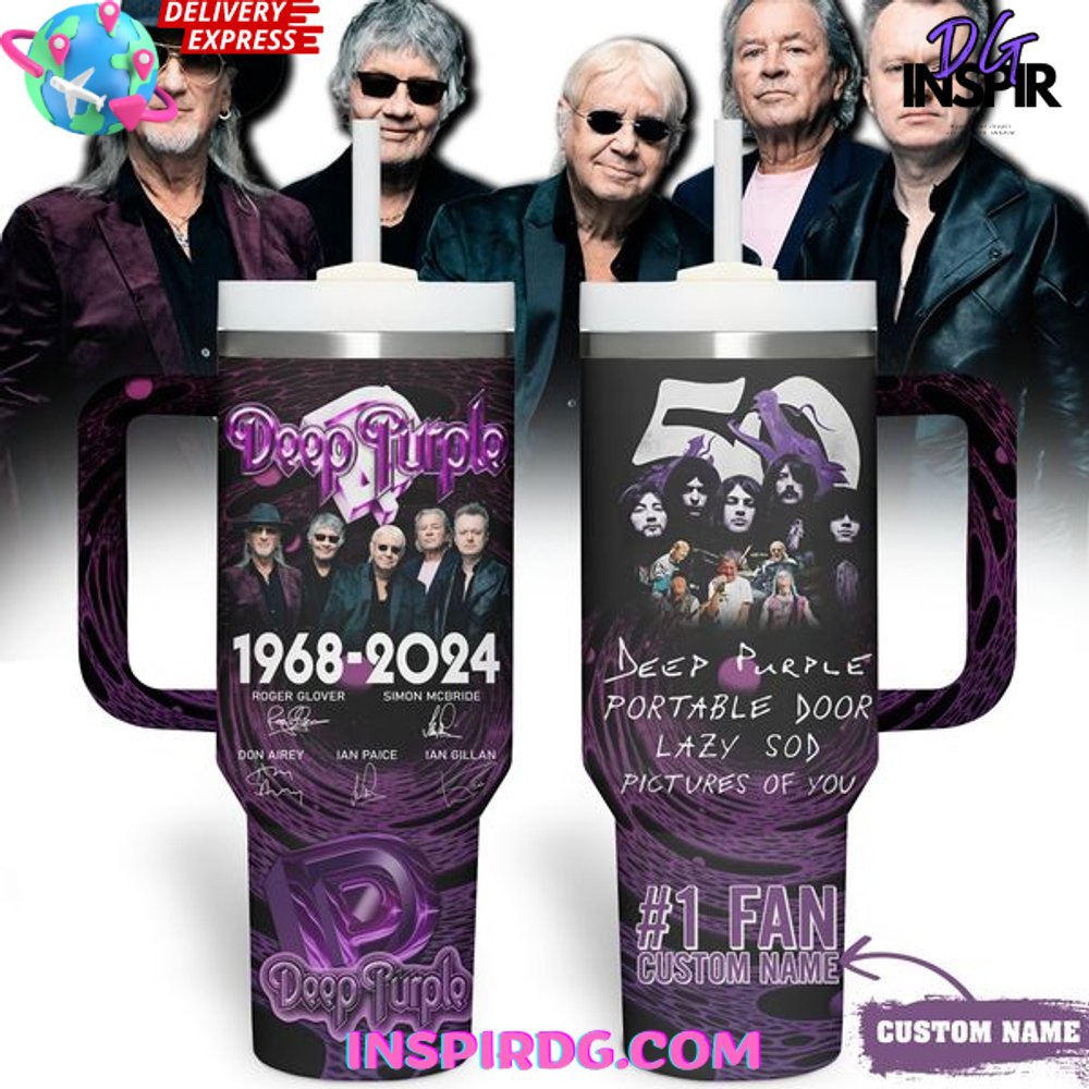 Deep Purple Band Limited Edition Stanley Tumbler Cup - InspirDG