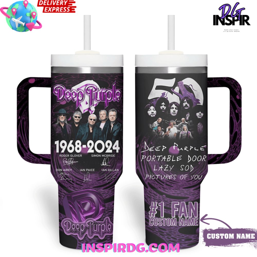 Deep Purple Band Limited Edition Stanley Tumbler Cup - InspirDG