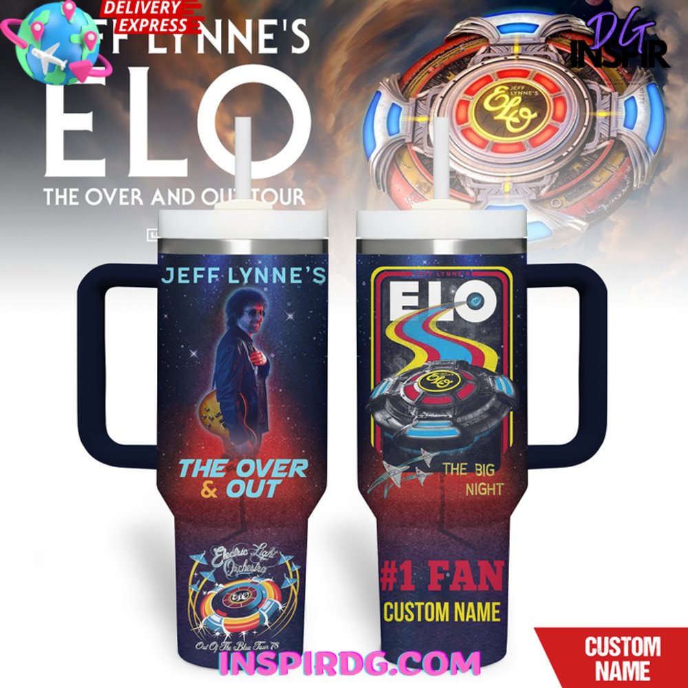 Jeff Lynne's ELO Over and Out Tour Stanley Tumbler Cup - InspirDG