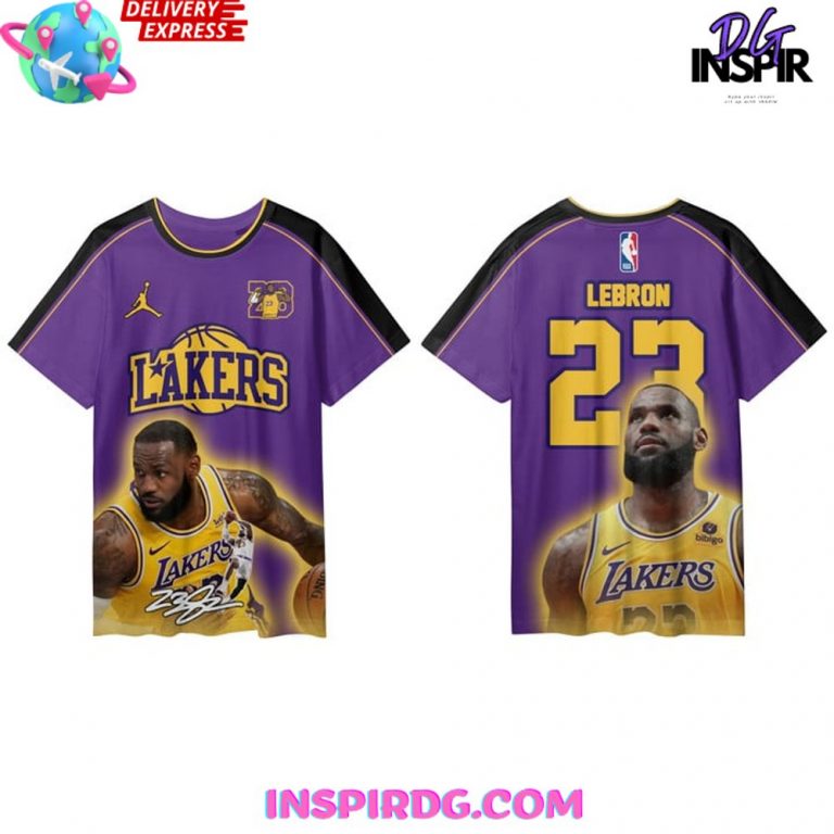 Lebron James Los Angeles Lakers Special Edition T-Shirt - InspirDG