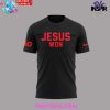 Ohio State Football Jesus Won 2024 Black T-Shirt - InspirDG