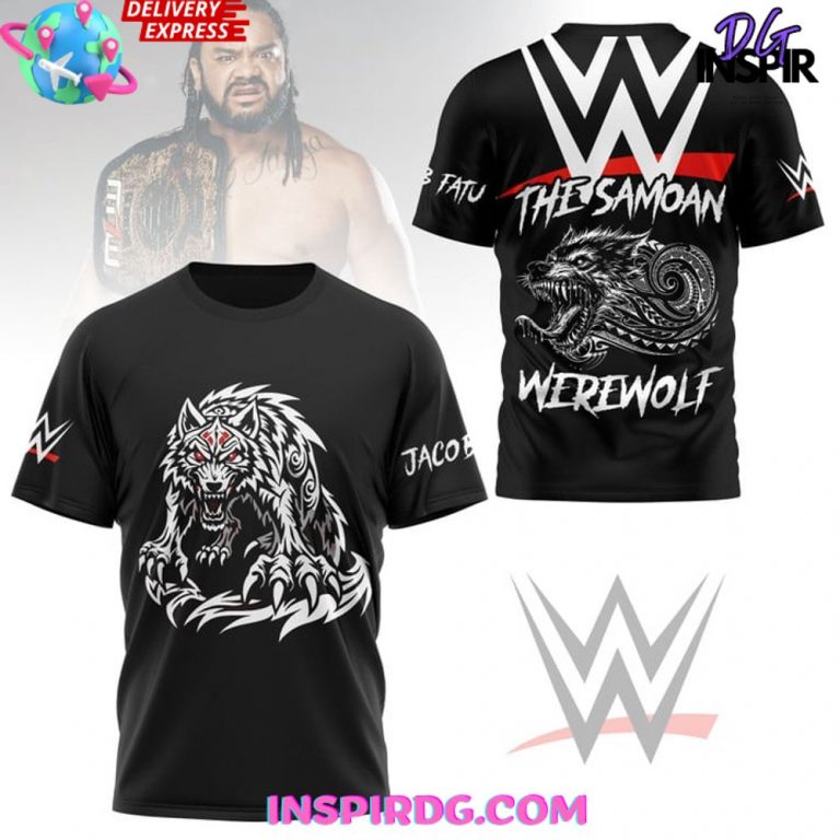 WWE JACOB FATU THE SAMOAN WEREWOLF T-SHIRT - InspirDG