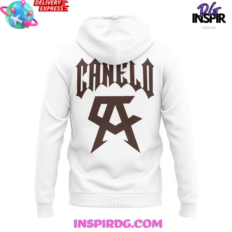 Canelo Bear Boxing Limited Edition White Hoodie - InspirDG