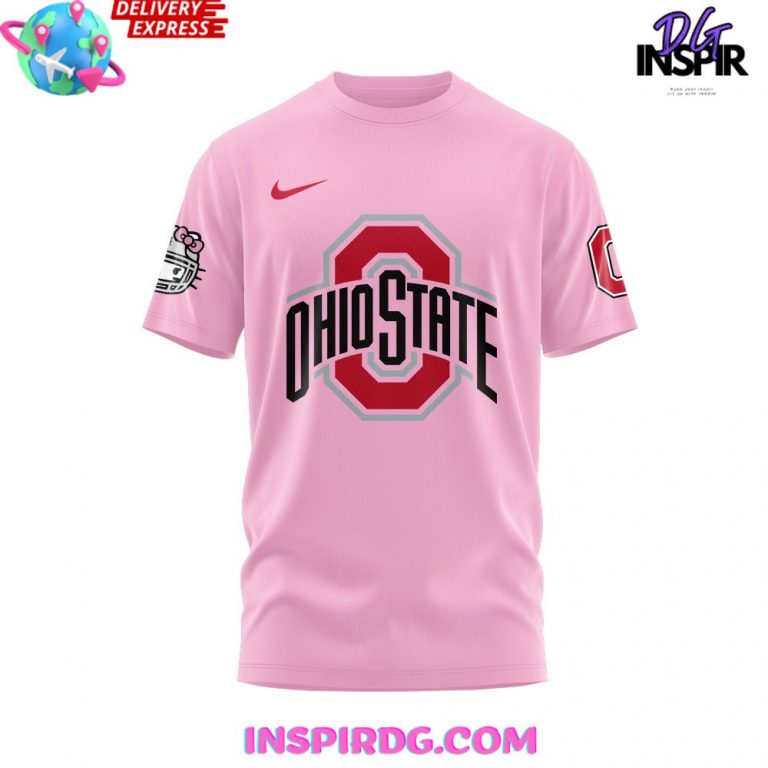 Ohio State Football x Hello Kitty T-Shirt - InspirDG