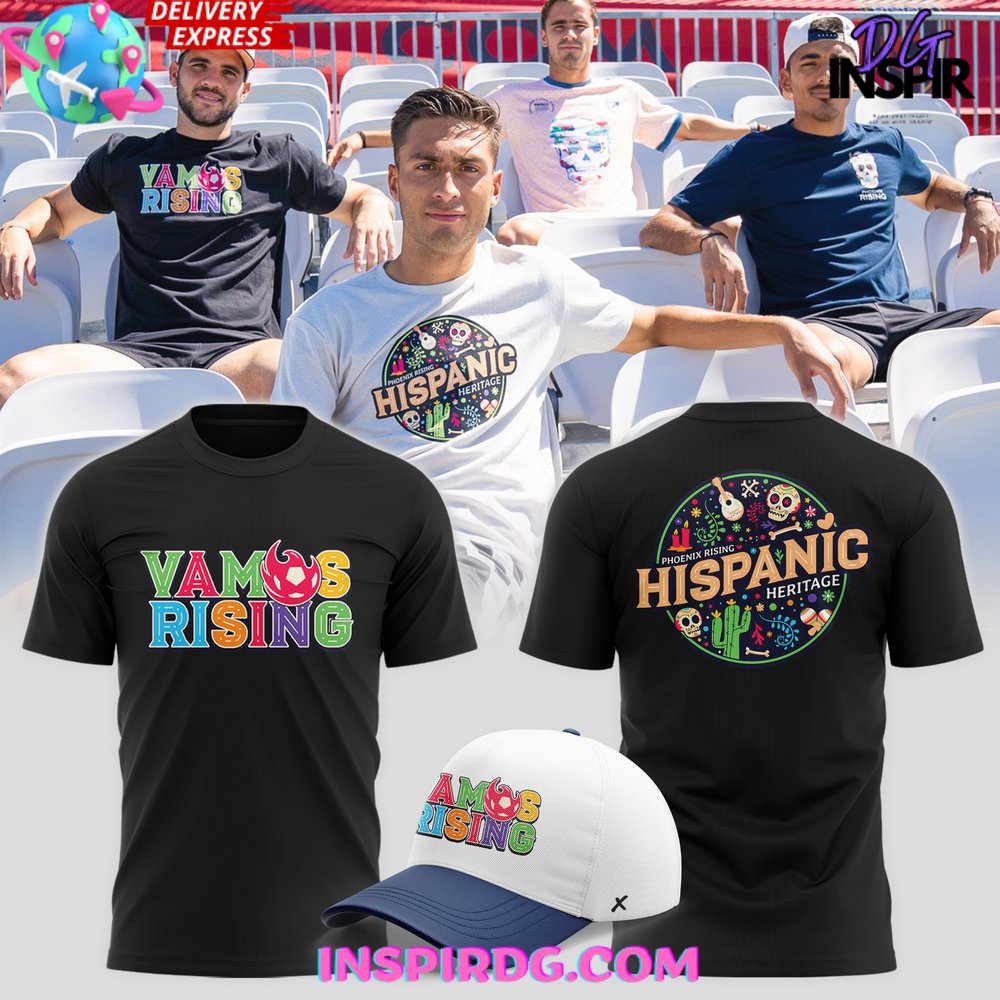 Phoenix Rising Hispanic Heritage Month 2024 T-Shirt - InspirDG