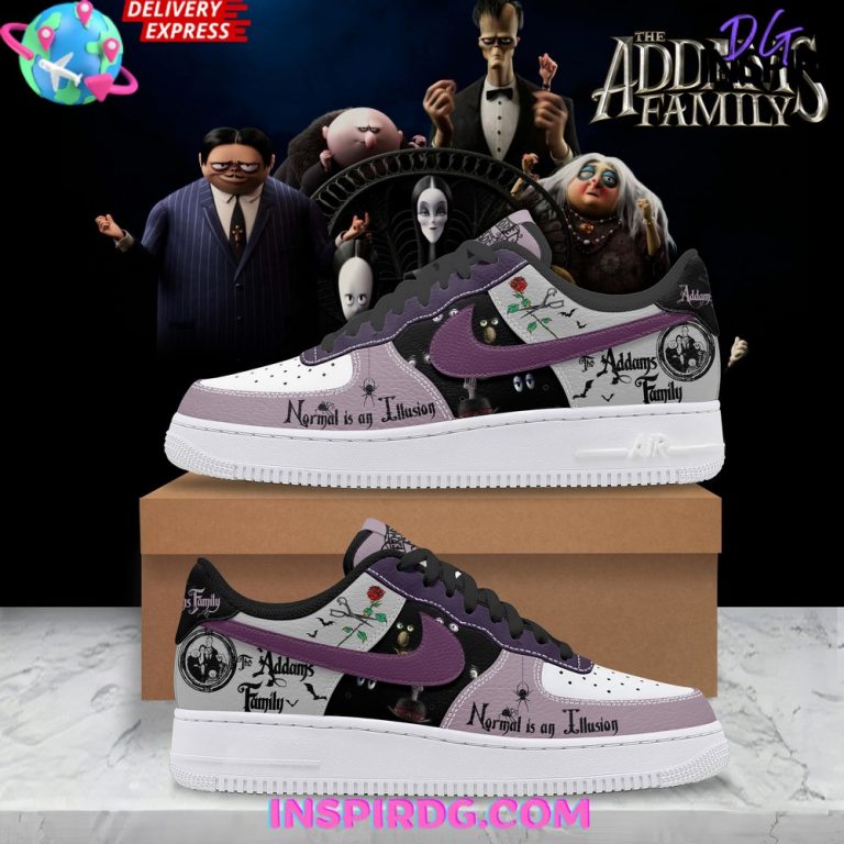 The Addams Family Normal is an Illusion Nike Air Force 1 - InspirDG