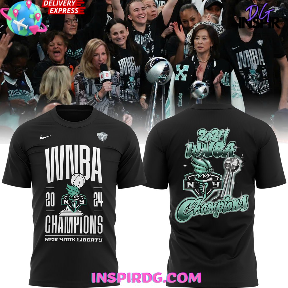 2024 WNBA Champions New York Liberty T-Shirt - InspirDG