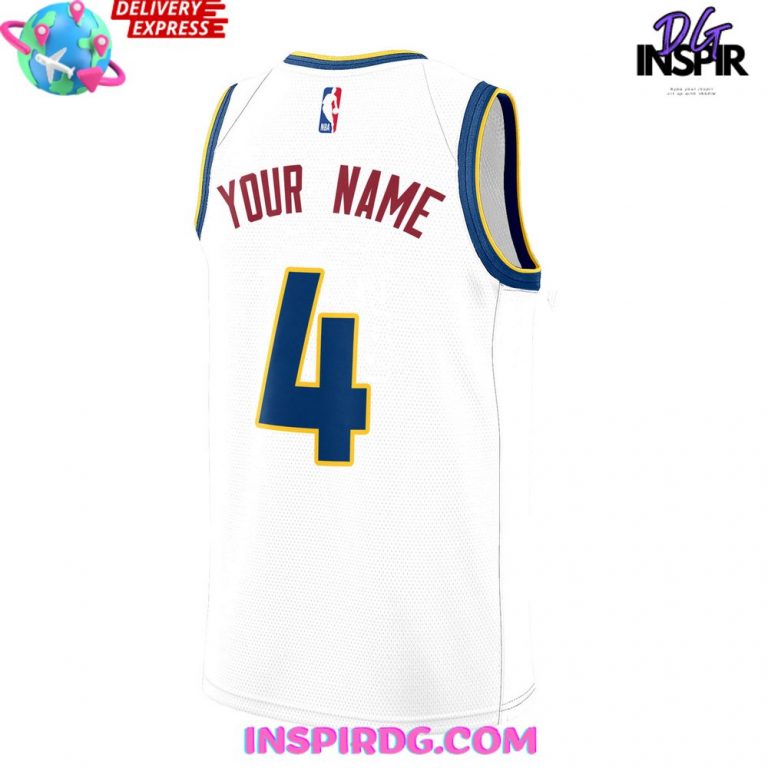 Denver Nuggets New Uniform 2024 White Basketball Jersey - InspirDG