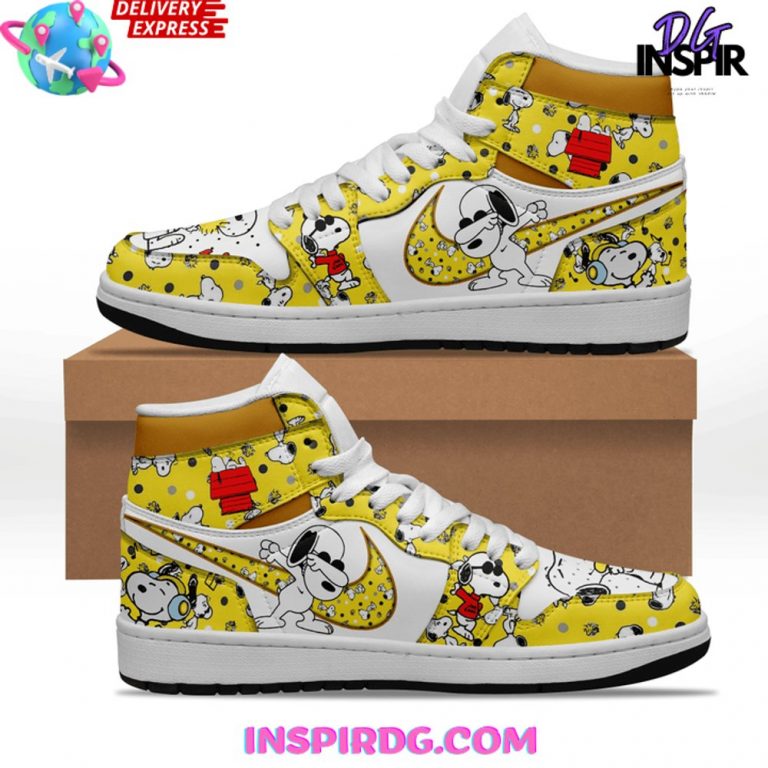 Snoopy and Woodstock Peanuts Limited Edition Nike Air Jordan 1 - InspirDG