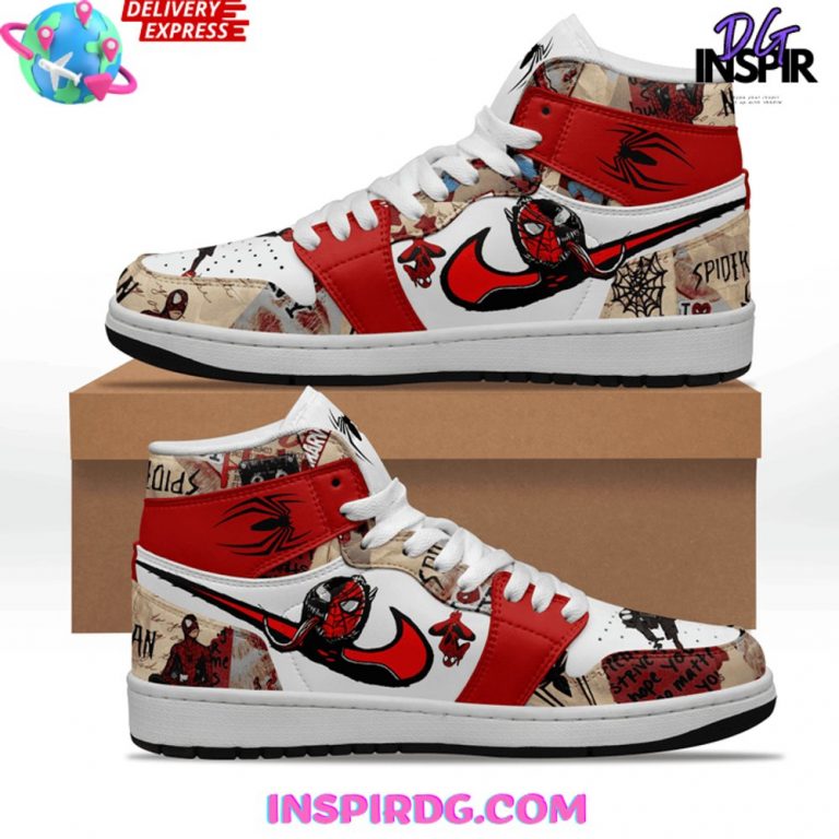 Spiderman x Venom Marvel Limited Edition Nike Air Jordan 1 - InspirDG