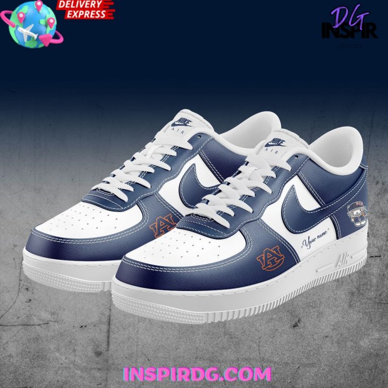 Auburn Tiger x Hello Kitty Custom Nike Air Force 1 - InspirDG