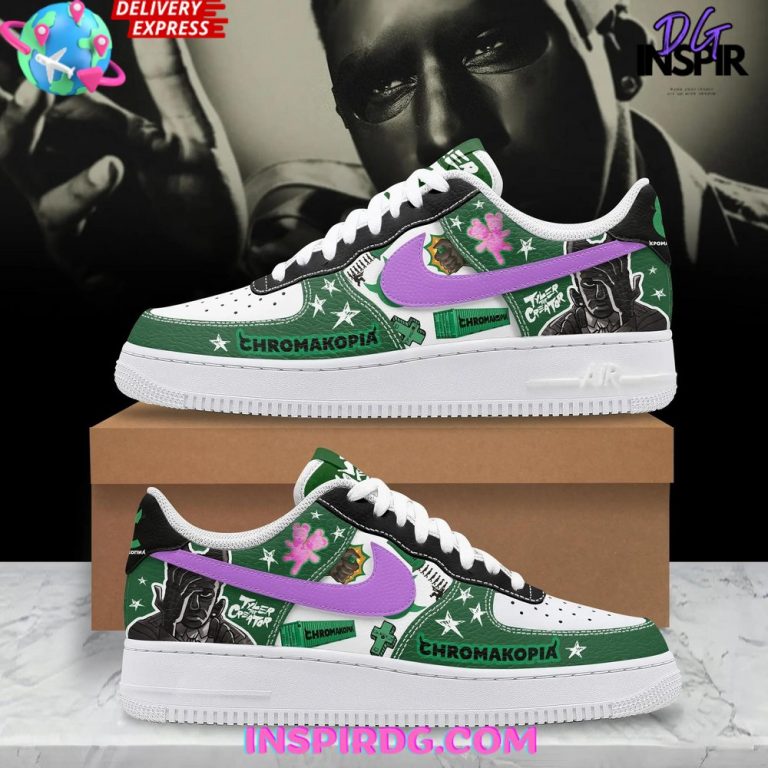 Chromakopia x Tyler The Creator Limited Edition Nike Air Force 1 - InspirDG