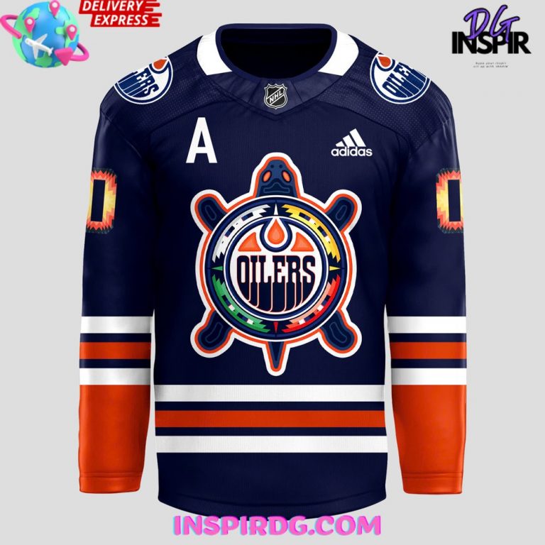 Edmonton Oilers Indigenous Celebration 2024 Hockey Jersey - InspirDG