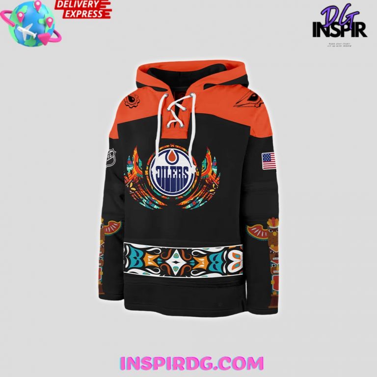 Edmonton Oilers Native American Heritage Special Hockey Jersey - InspirDG