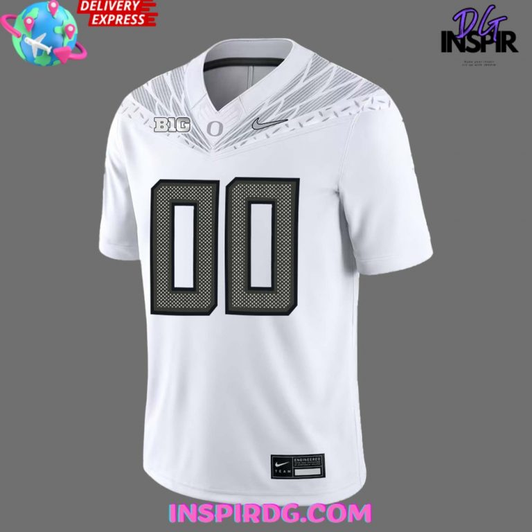 Oregon Ducks Warp Speed Uniform Special Football Jersey - InspirDG