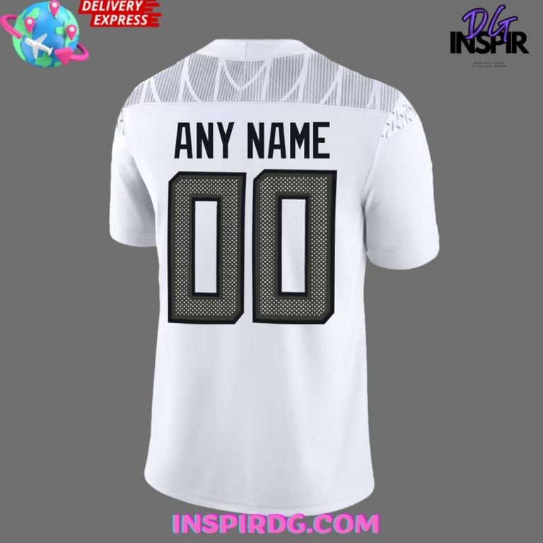 Oregon Ducks Warp Speed Uniform Special Football Jersey - InspirDG
