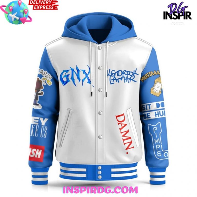 Kendrick Lamar GNX Limited Edition Hooded Varsity Jacket - InspirDG