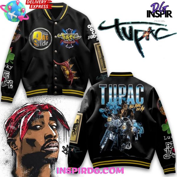 Tupac Shakur Legacy Tour Varsity Jacket - InspirDG