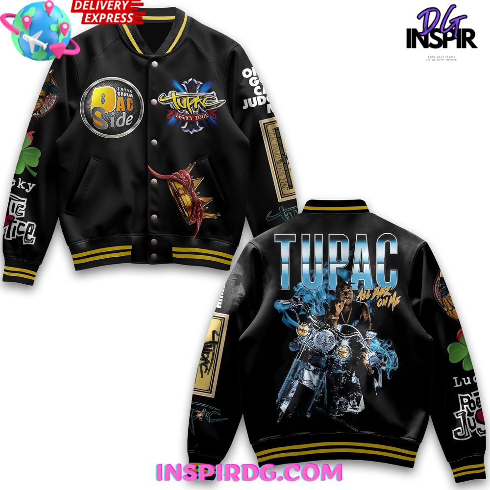 Tupac Shakur Legacy Tour Varsity Jacket - InspirDG