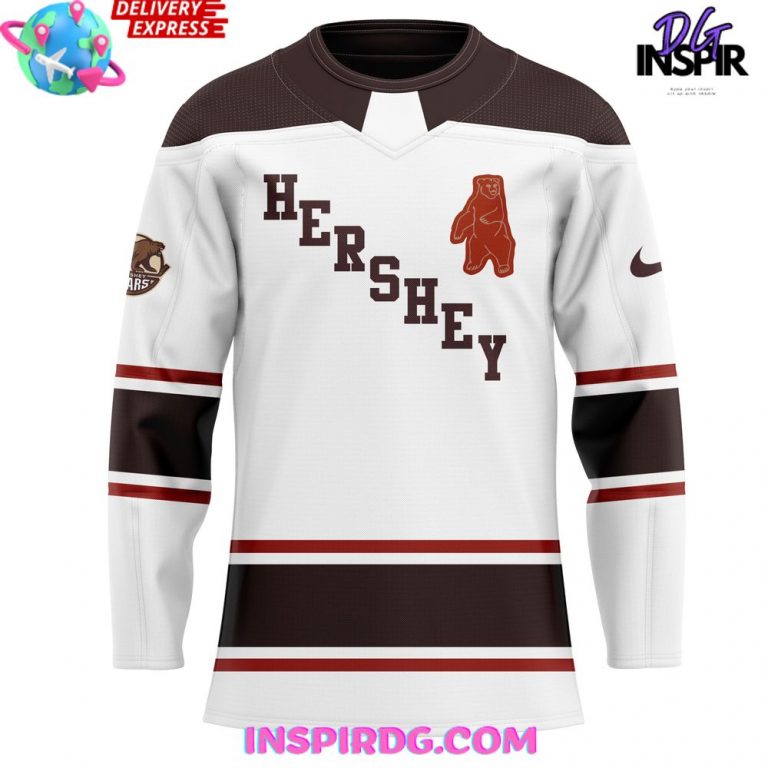 Hershey Bears Throwback Limited Edition Hockey Jersey - InspirDG
