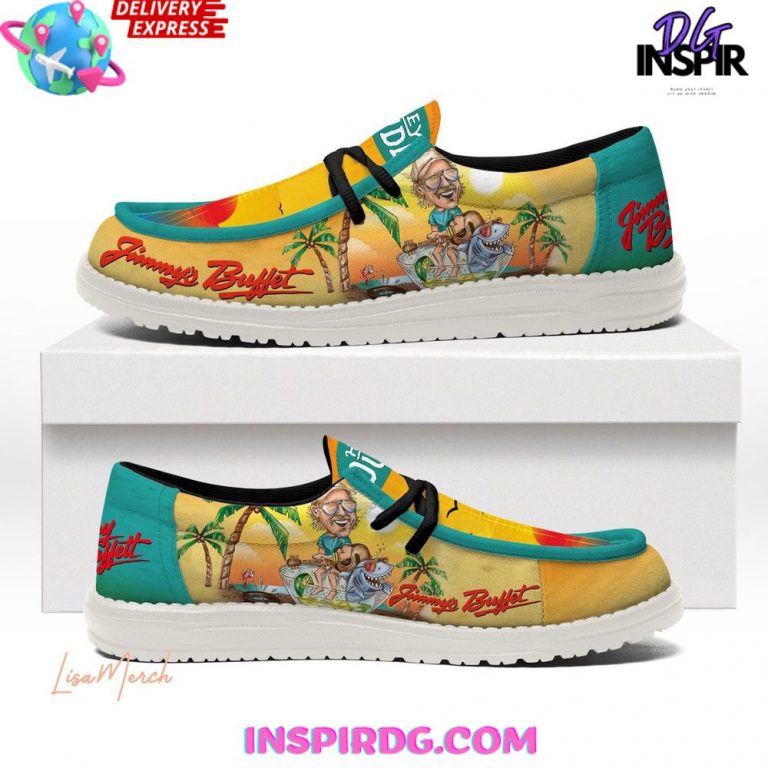 Jimmy Buffett Limited Edition Hey Dude Shoes - InspirDG