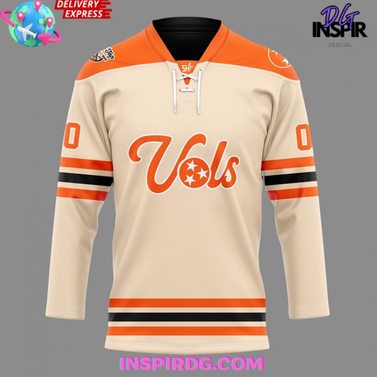Tennessee Ice Hockey Cream 2025 Jersey - InspirDG