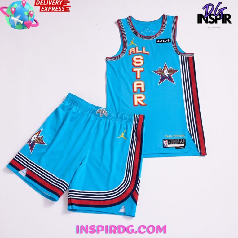 2025 NBA All-Star Game Uniforms Light Blue Jersey - InspirDG